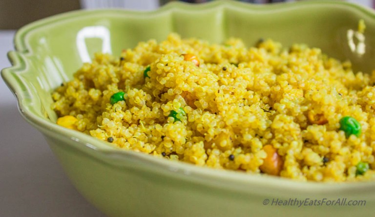 Quinoa (Poha) Savory Side Dish | Healthy Eats For All