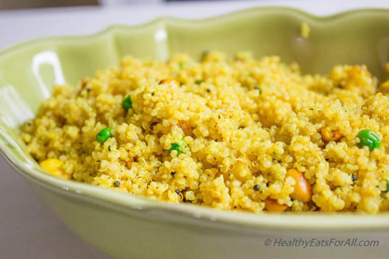 Quinoa (Poha) Savory Side Dish | Healthy Eats For All