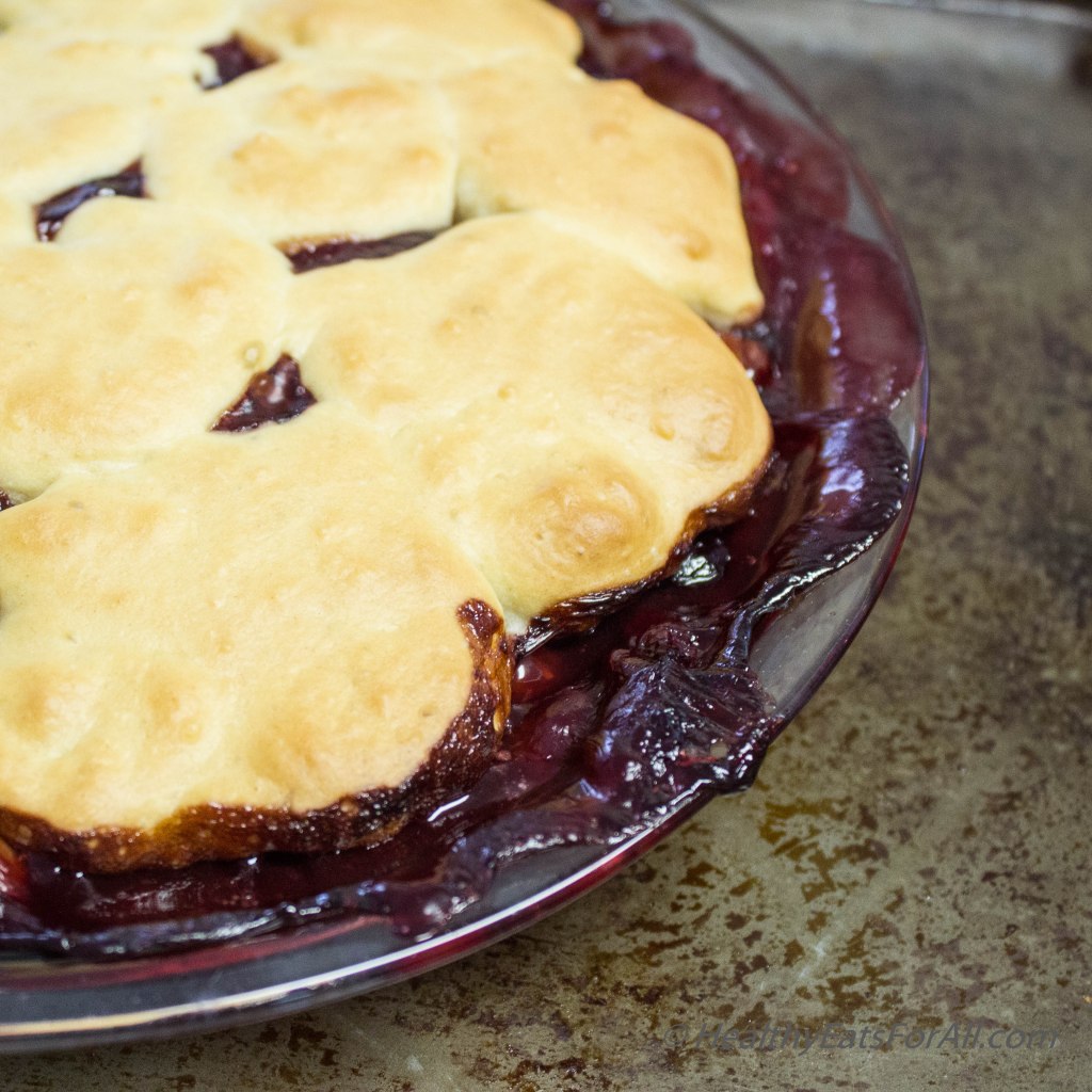 Regular/Vegan Cherry Cobbler | Healthy Eats For All